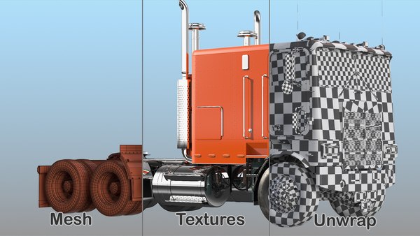 3D model cabover truck vehicle cab - TurboSquid 1628821