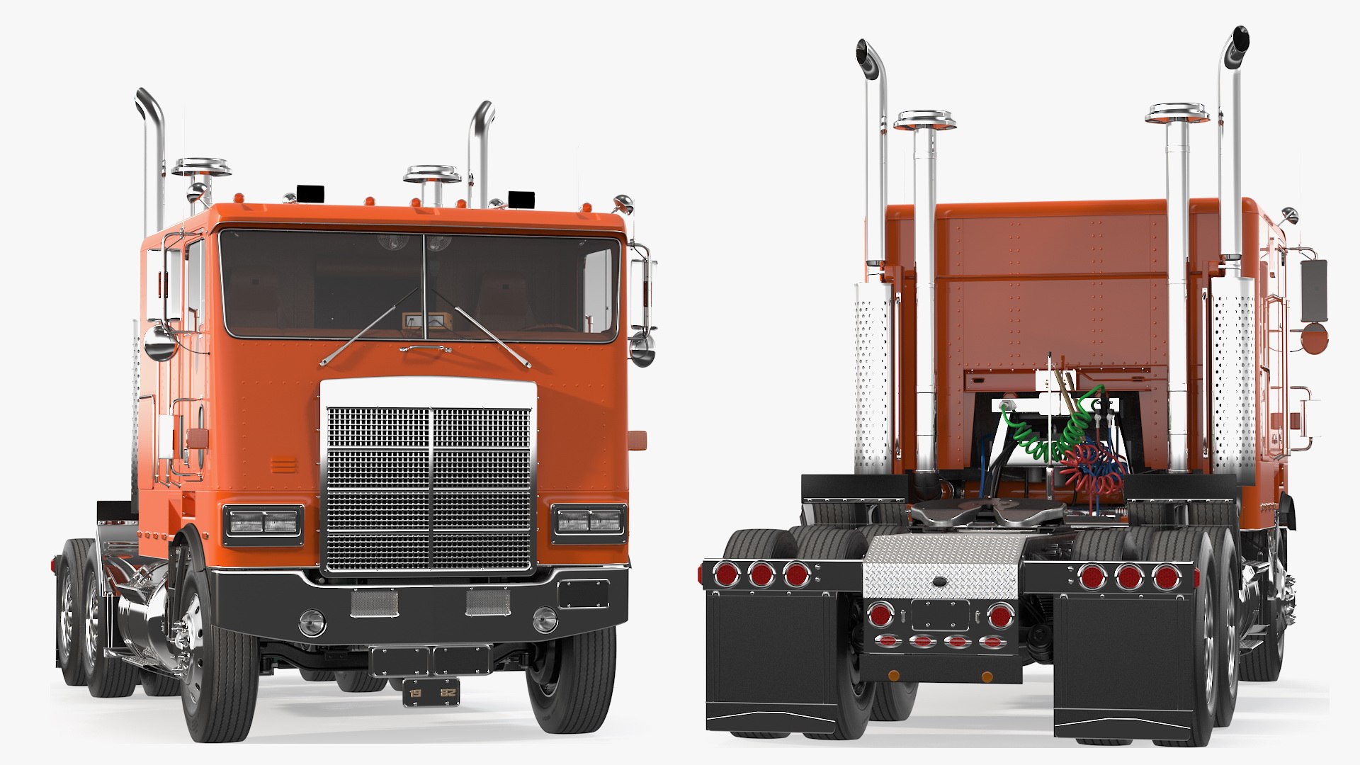 3D model cabover truck vehicle cab - TurboSquid 1628821