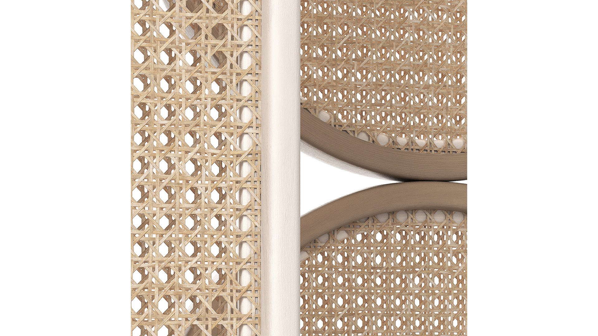 3D Room Dividers - Rattan Weaving Hanging Interior Partitions Model ...