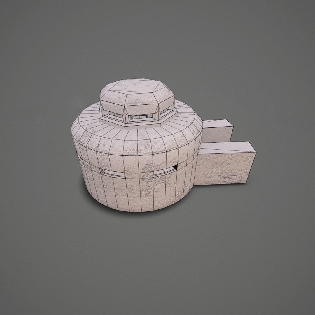 3D Bunker Model - TurboSquid 1230065