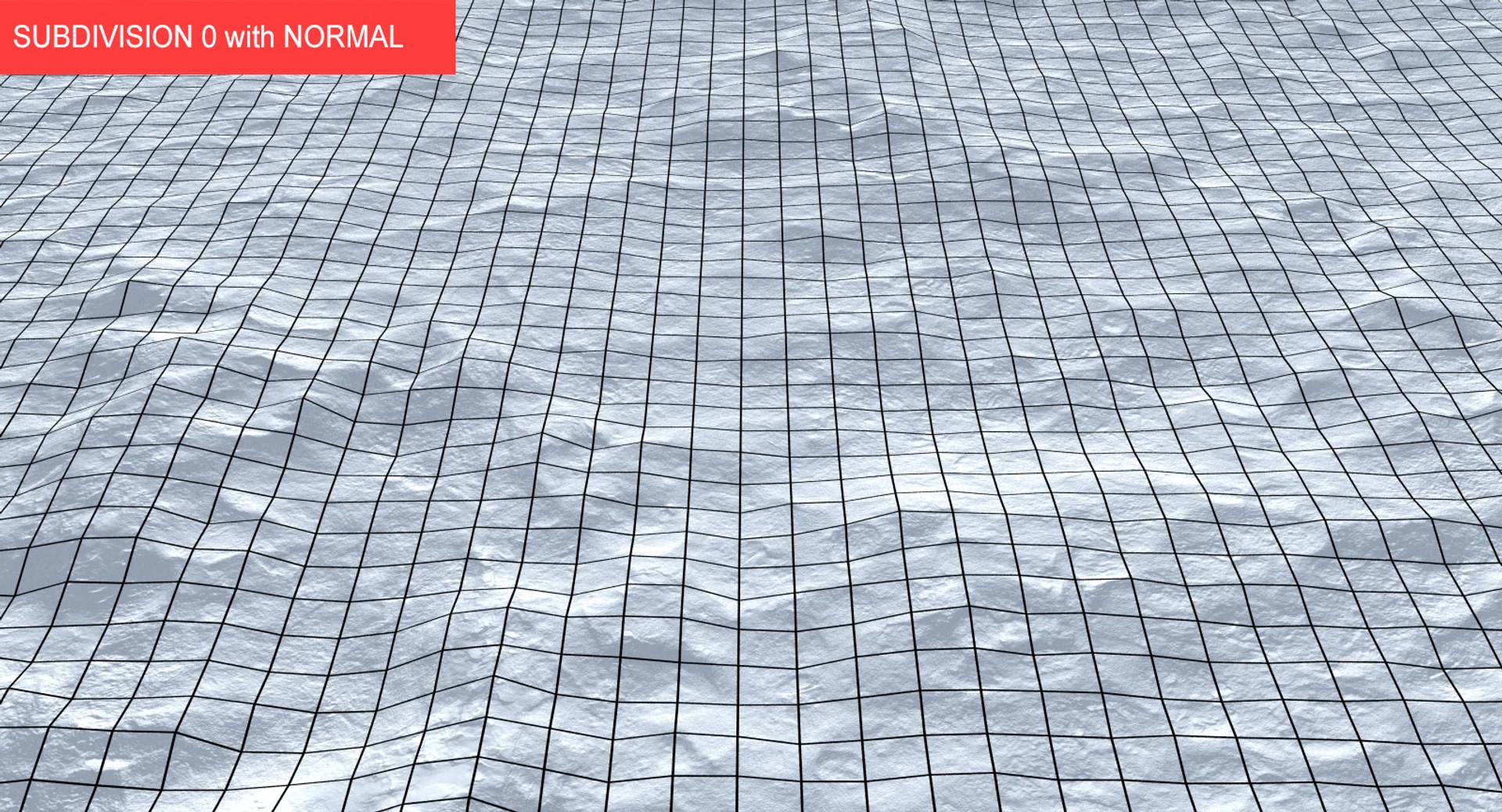 3d Model Frozen Winter Ground Surface
