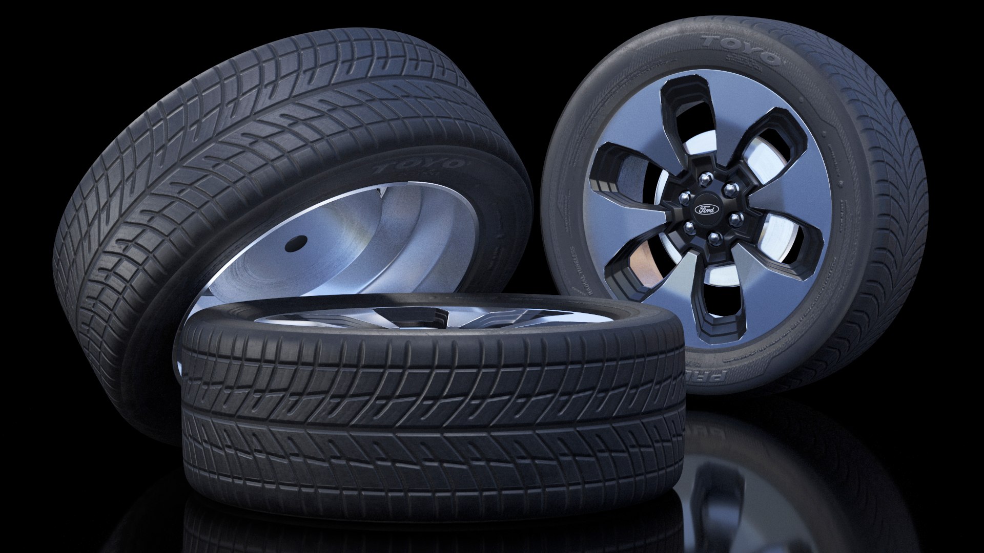 3D Ford F-150 Lightning Wheel - TurboSquid 1925936