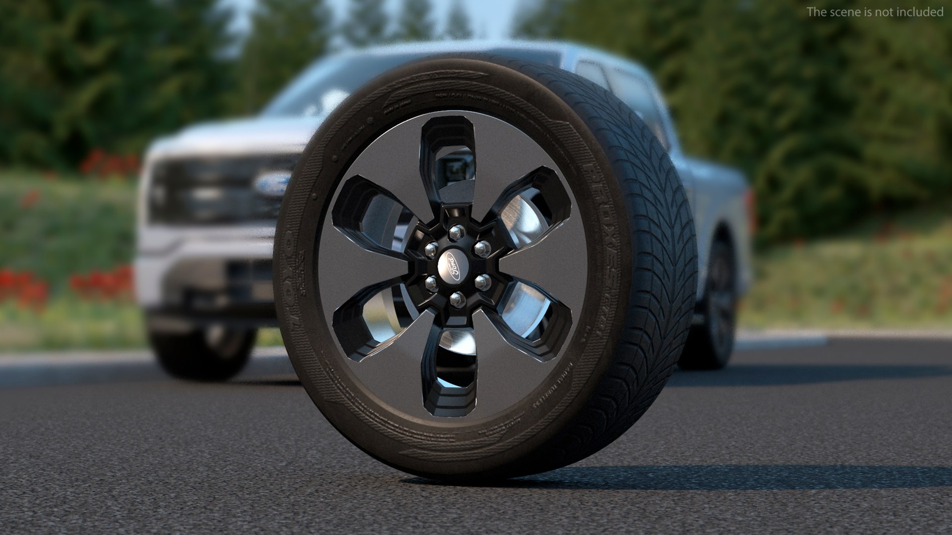 3D Ford F-150 Lightning Wheel - TurboSquid 1925936