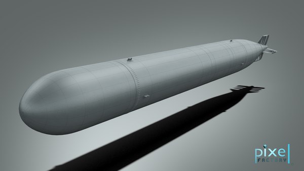 3d ww2 torpedo model