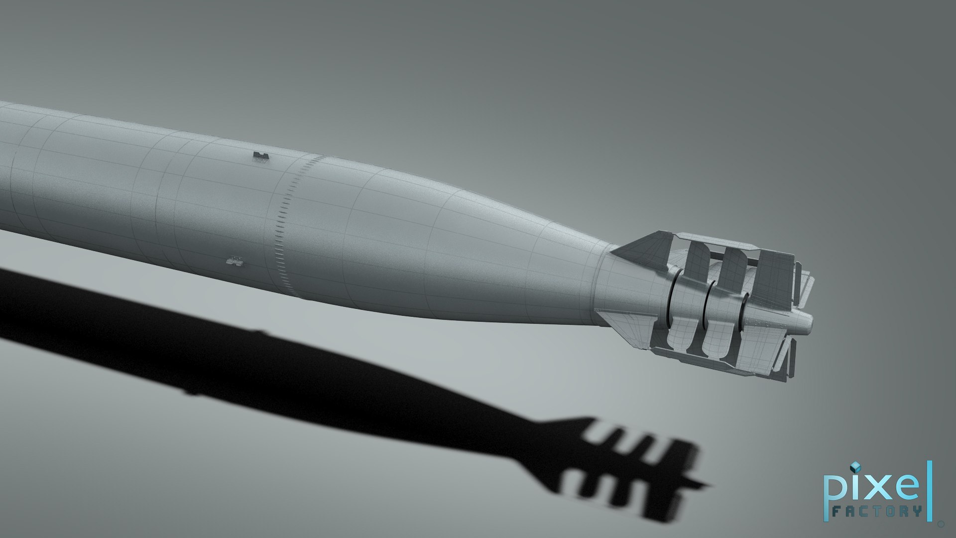 3d Ww2 Torpedo Model