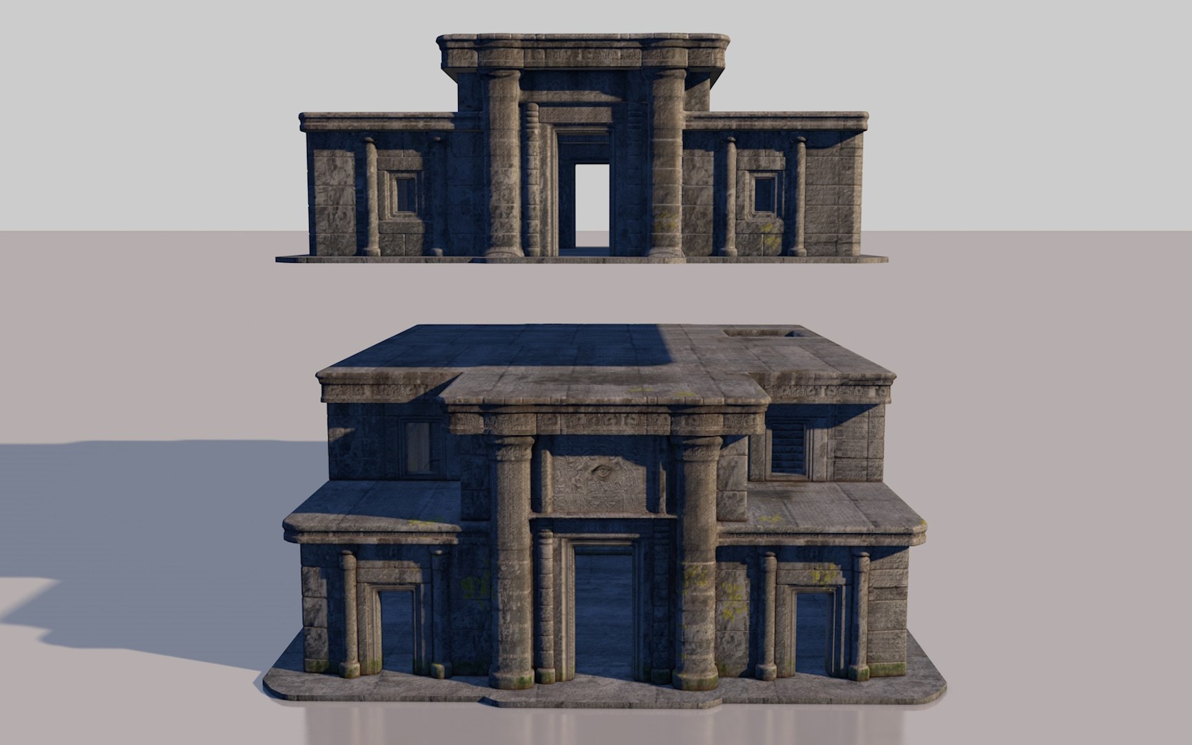 3D Temple Building - TurboSquid 1409135