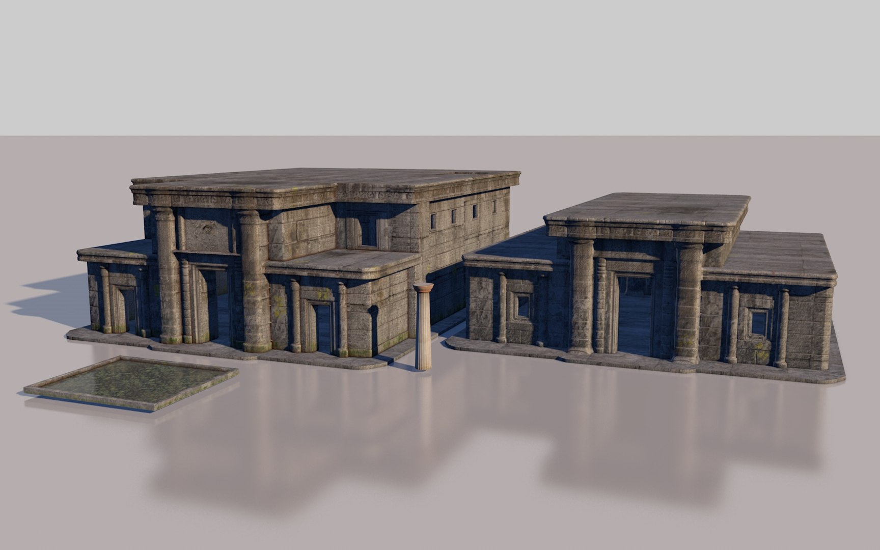 3D Temple Building - TurboSquid 1409135