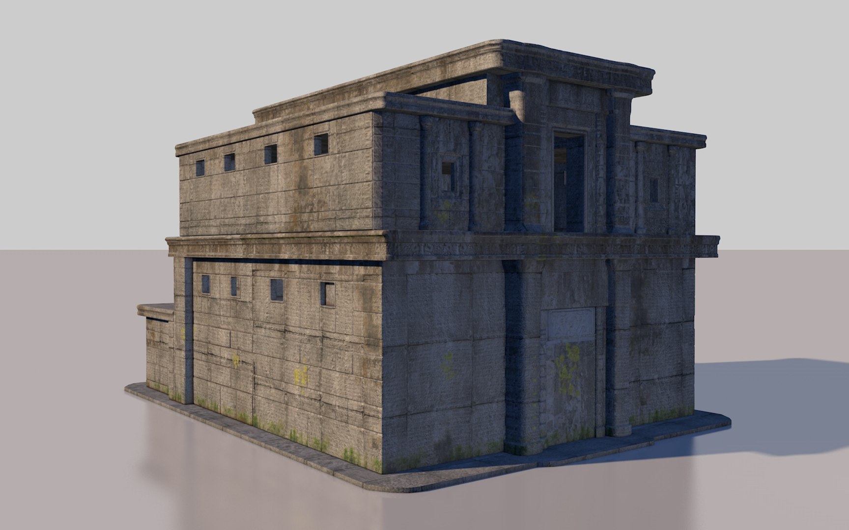 3D Temple Building - TurboSquid 1409135