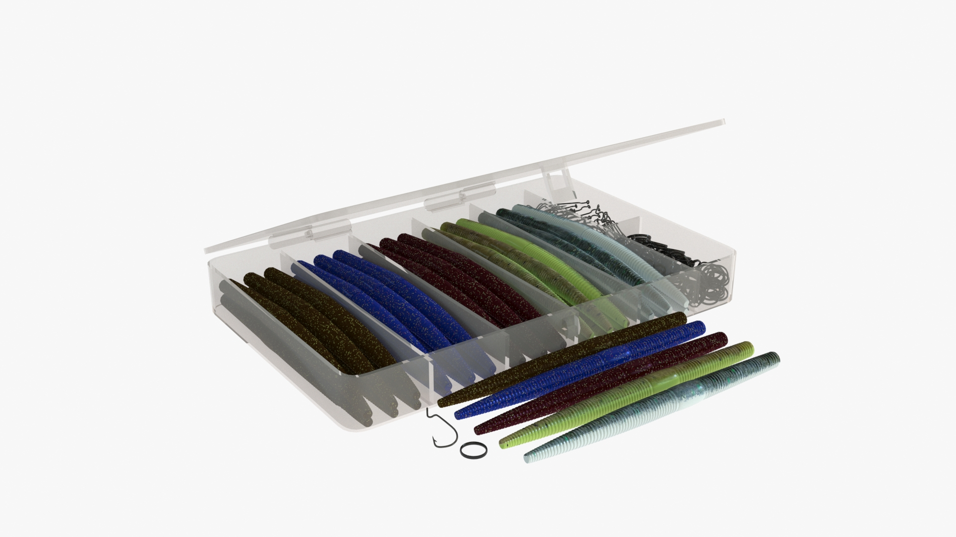 3D Plastic Stick Worm - TurboSquid 1922848