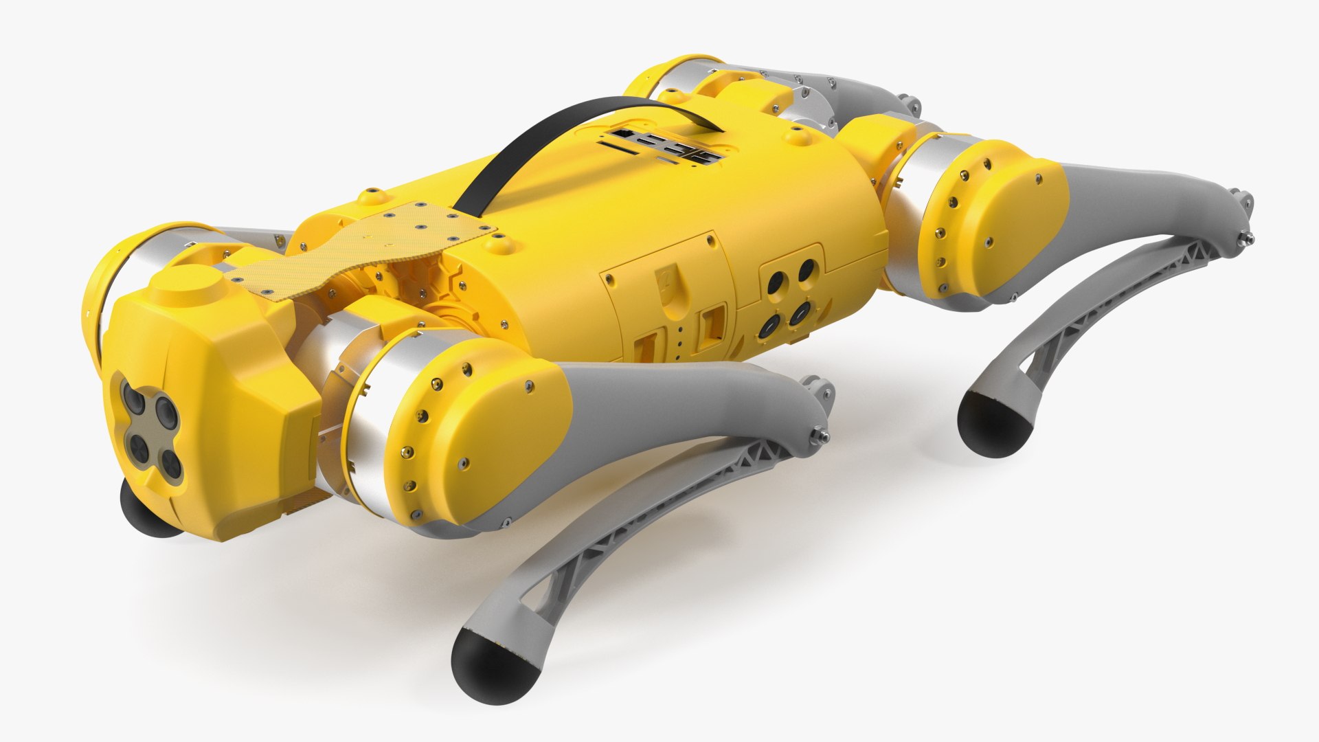 Yellow Dog Robot Rigged For Cinema 4D 3D Model - TurboSquid 2188805