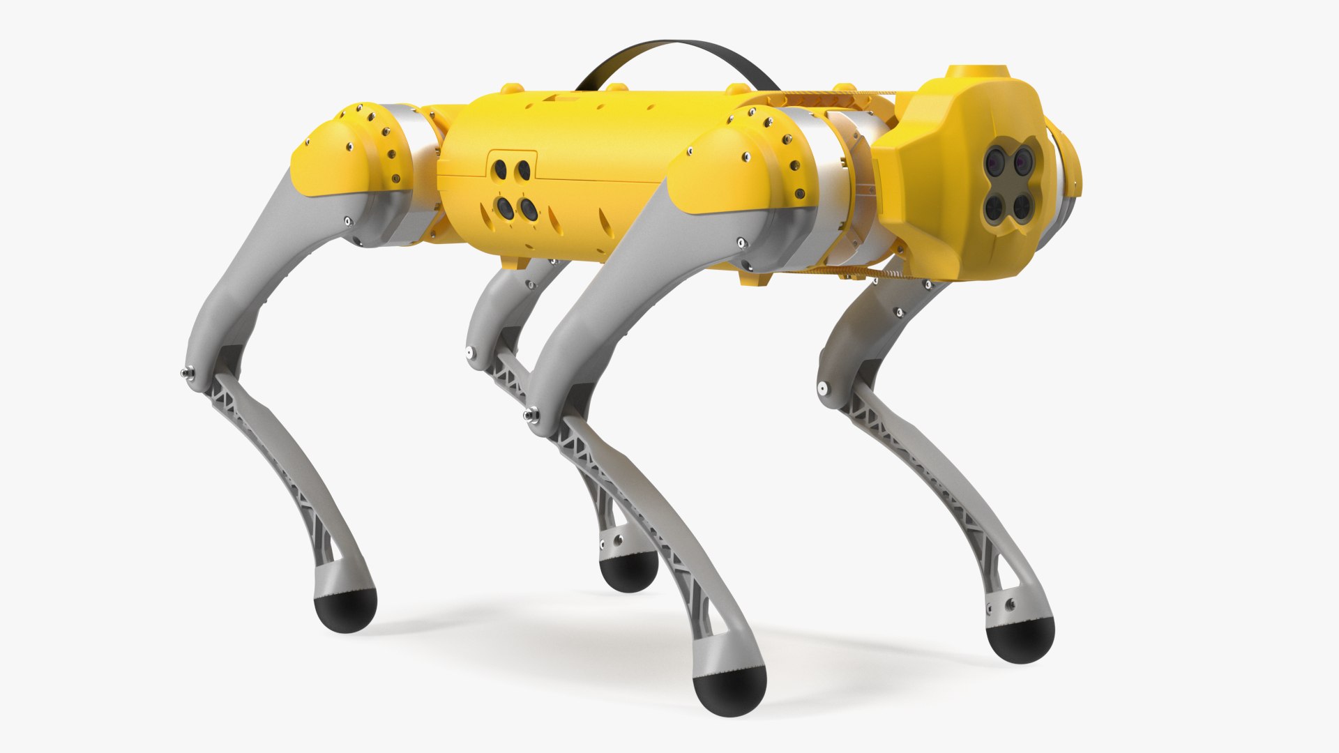 Yellow Dog Robot Rigged For Cinema 4D 3D Model - TurboSquid 2188805
