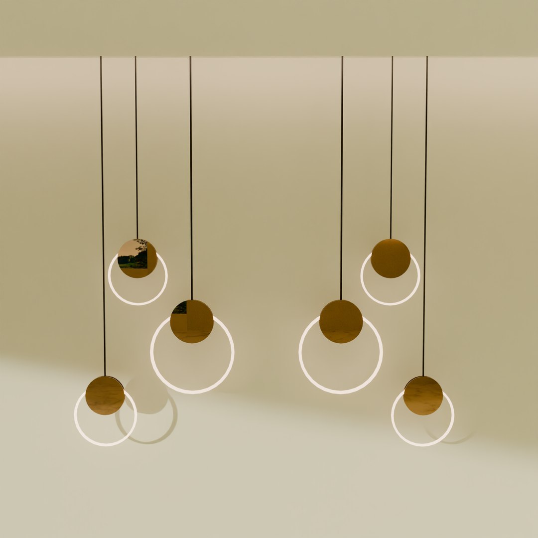 3D Model Hanging Lights - TurboSquid 2192849