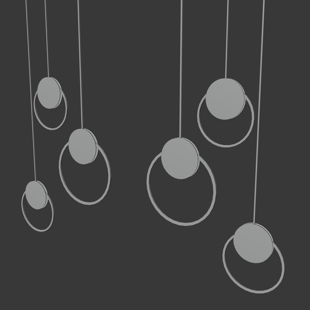 3D Model Hanging Lights - TurboSquid 2192849