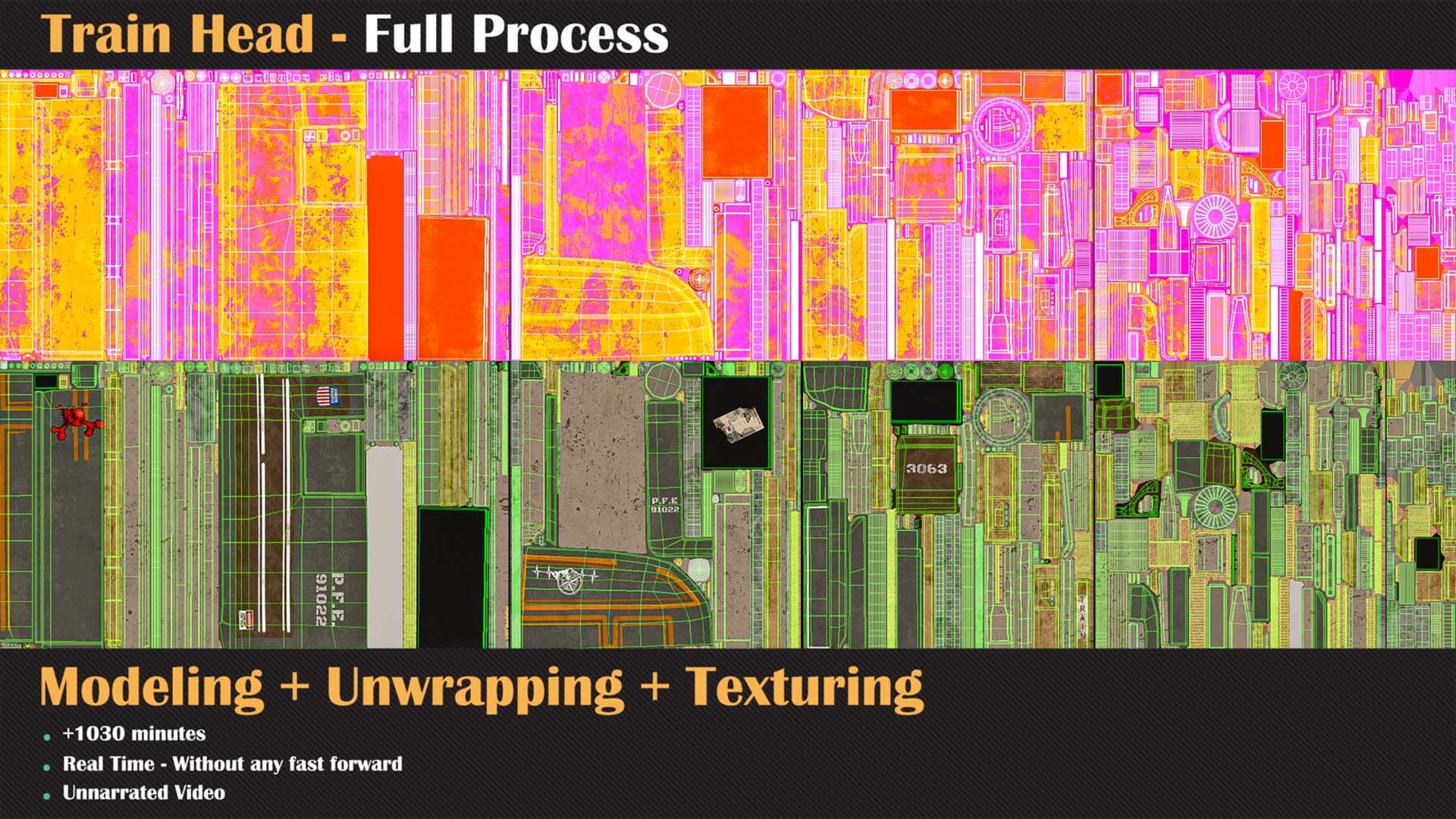 3D Train Head - Full Tutorial - TurboSquid 2508367