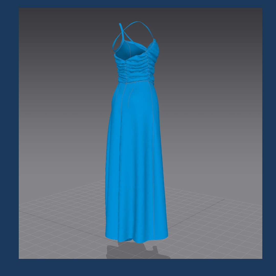 Dress Marvelous Designer 3d Model