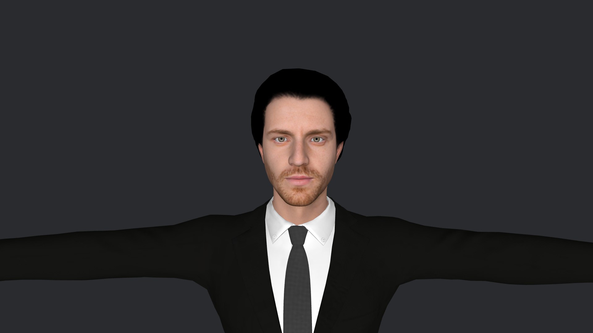 3D Model Alfie Stewart Hyper Realistic Full Body Fully Rigged 3D ...