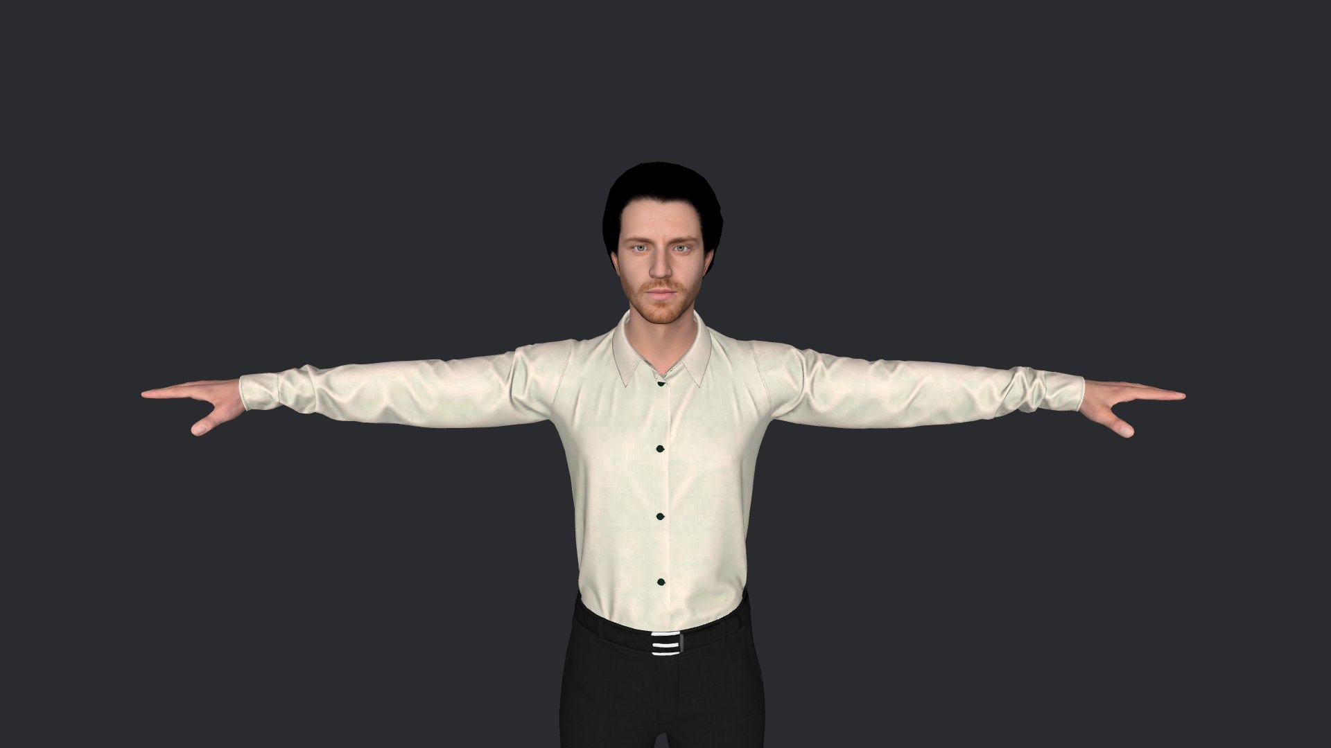3D Model Alfie Stewart Hyper Realistic Full Body Fully Rigged 3D ...