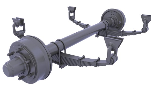 3D suspension leaf spring - TurboSquid 1578407