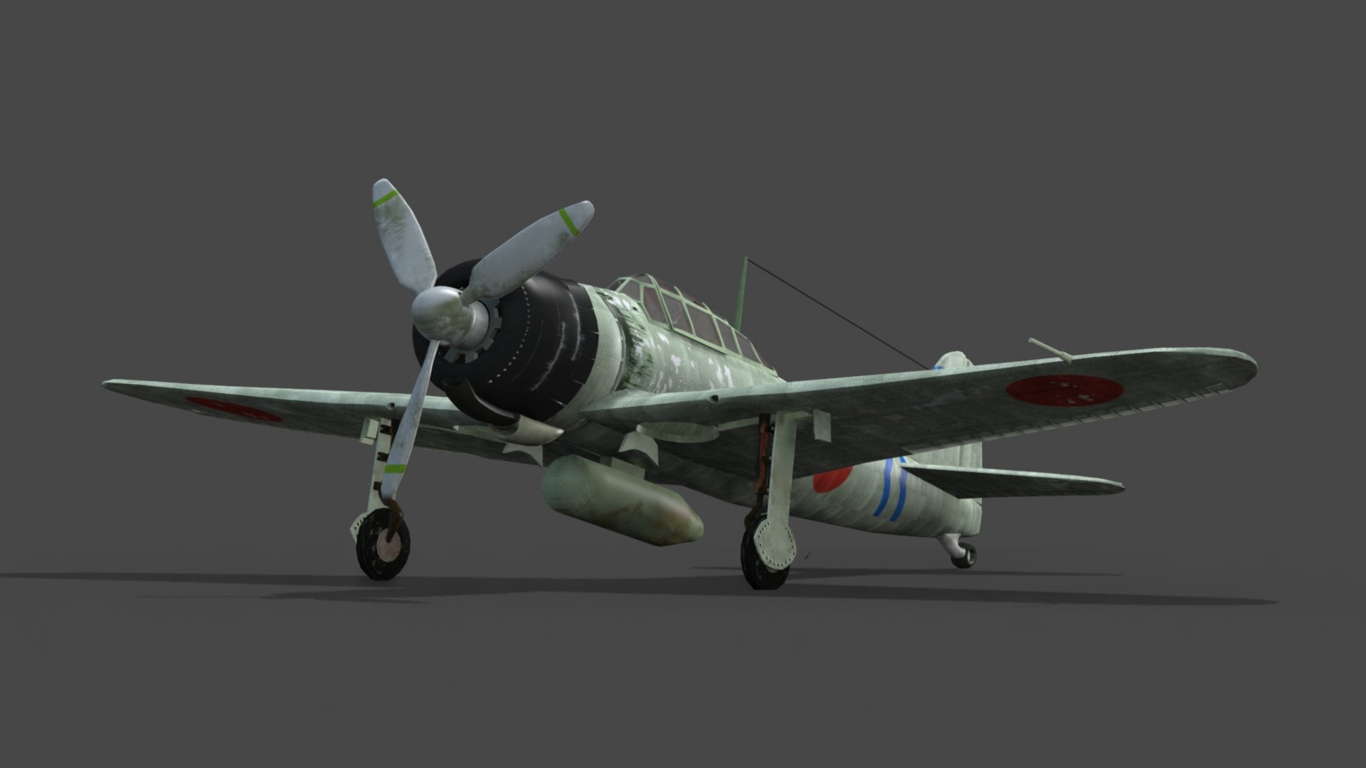 Japanese A6m2 Zero Fighter Plane 3D Model - TurboSquid 2011700