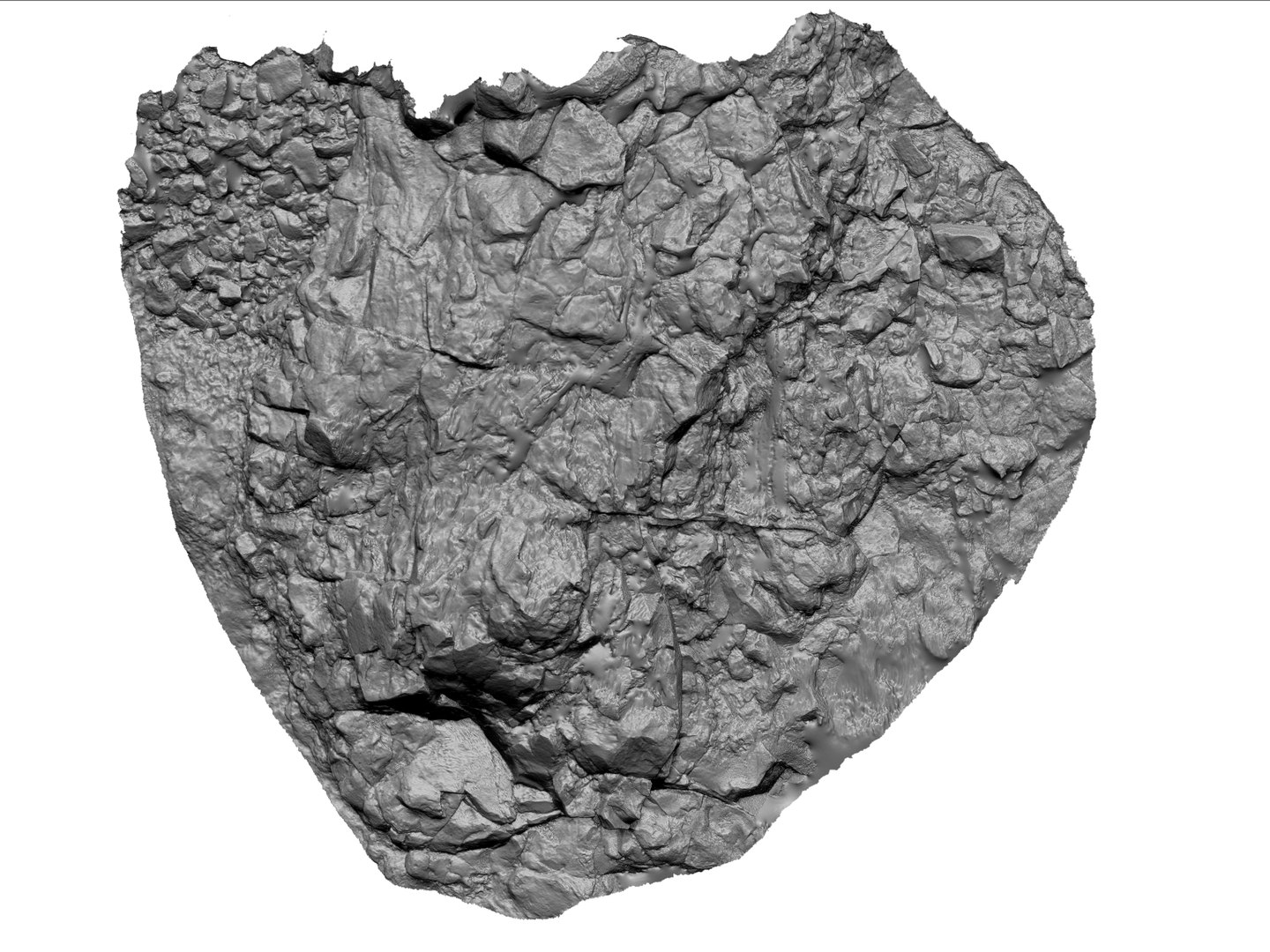 3d Model Of Ocean Cliffs Hd 8k