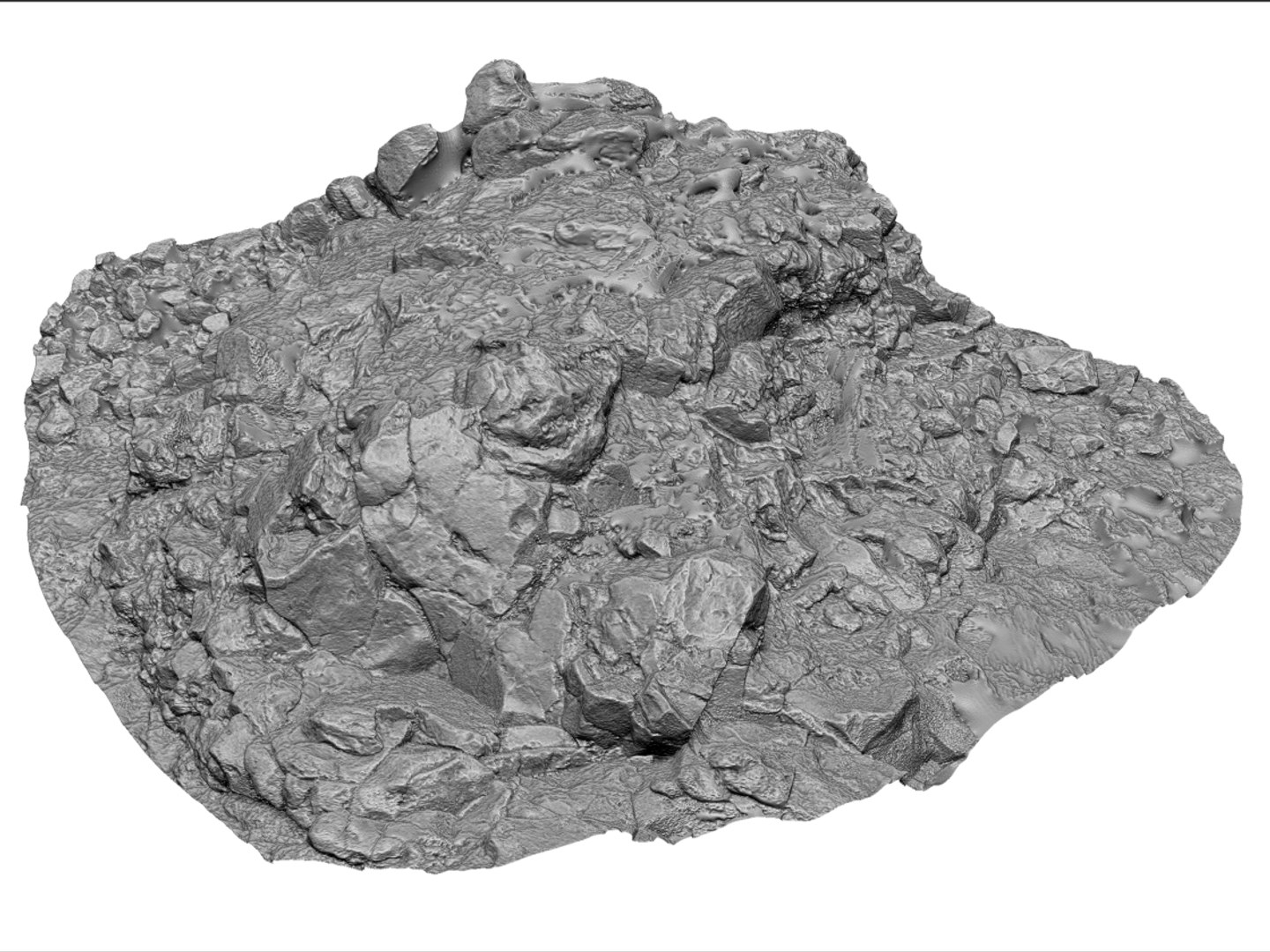 3d Model Of Ocean Cliffs Hd 8k