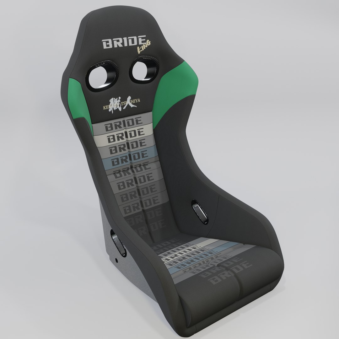 BRIDE ZETA IV King Gradation Logo Seat Model - TurboSquid 2084401
