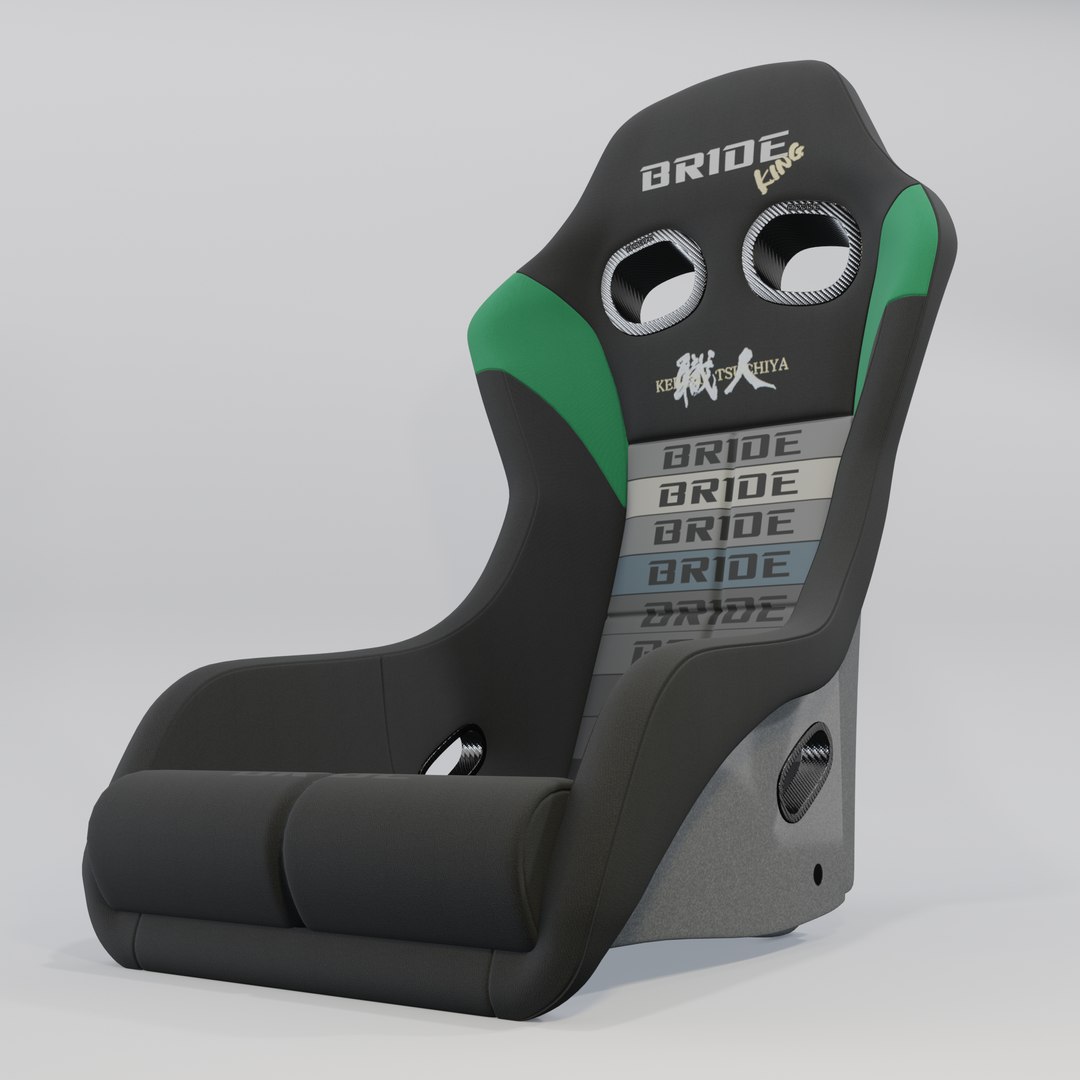 BRIDE ZETA IV King Gradation Logo Seat Model - TurboSquid 2084401