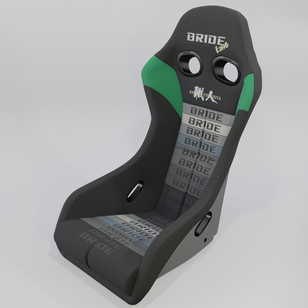 BRIDE ZETA IV King Gradation Logo Seat Model - TurboSquid 2084401
