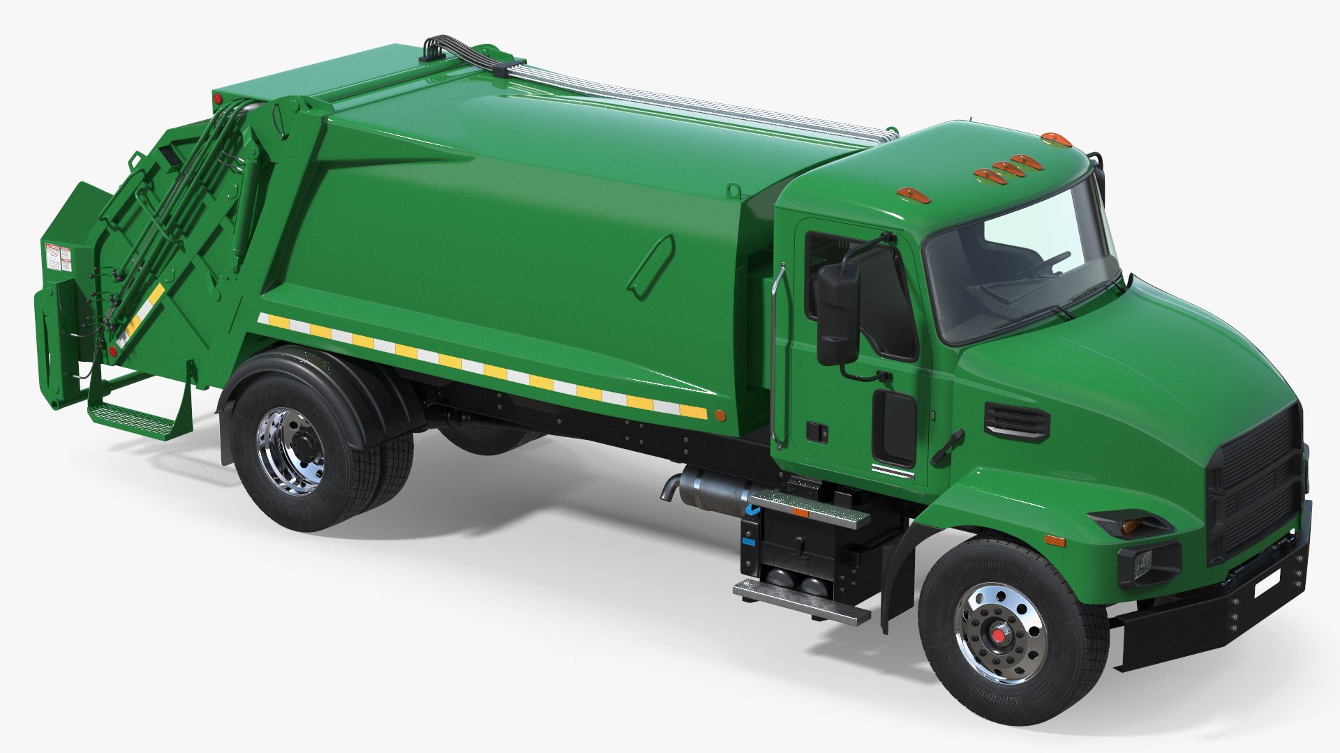 3D Medium-Duty Garbage Truck - TurboSquid 2054919