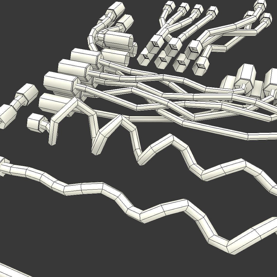 Wires Set 3D Model - TurboSquid 1326896