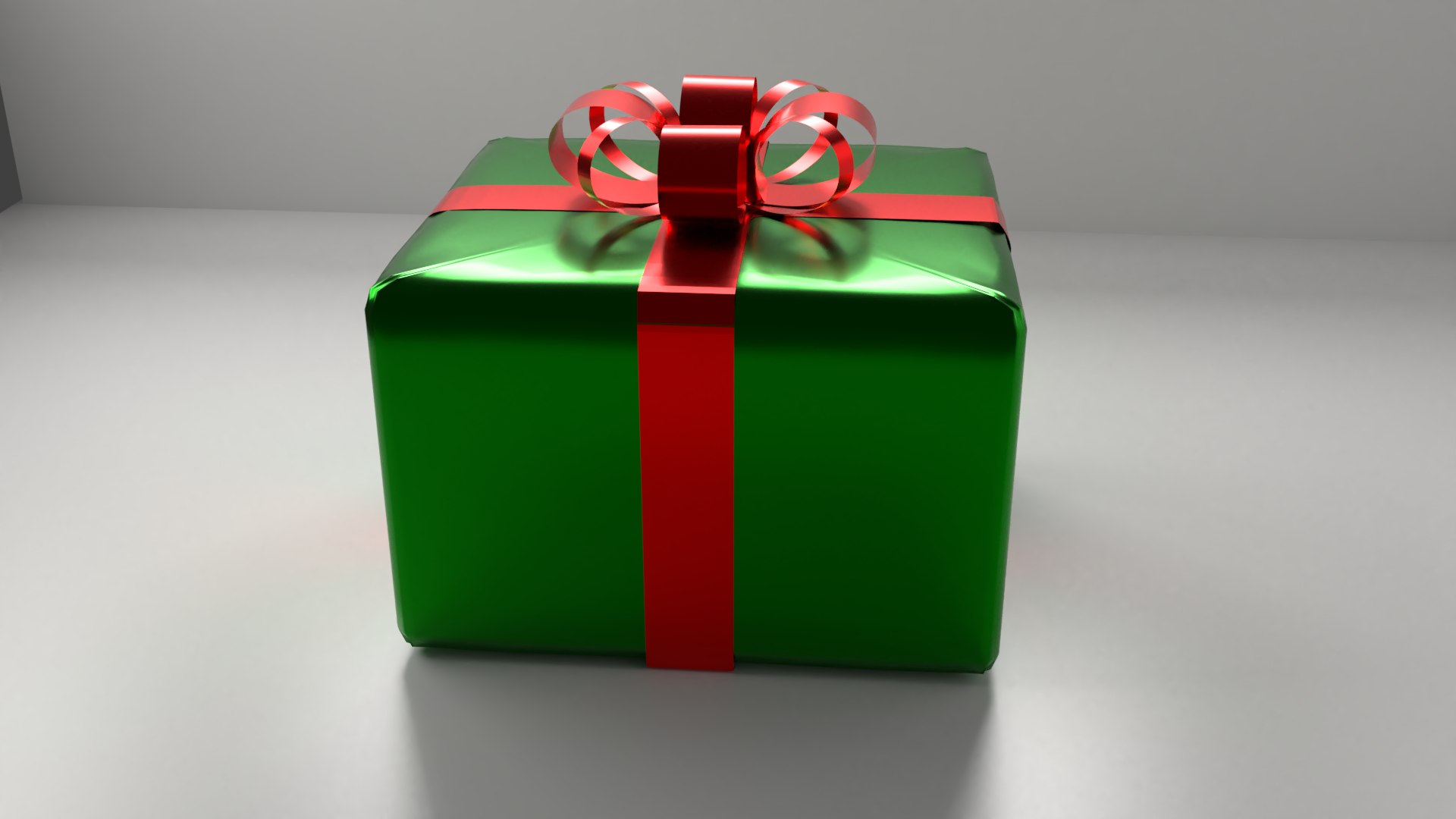 Green Gift Box 7 3D Model - TurboSquid 1471709