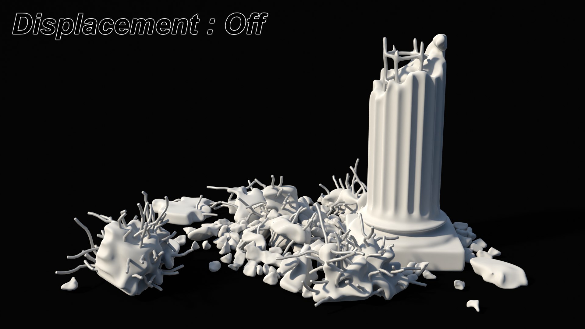 Broken Pillar 4 3D Model - TurboSquid 1876302