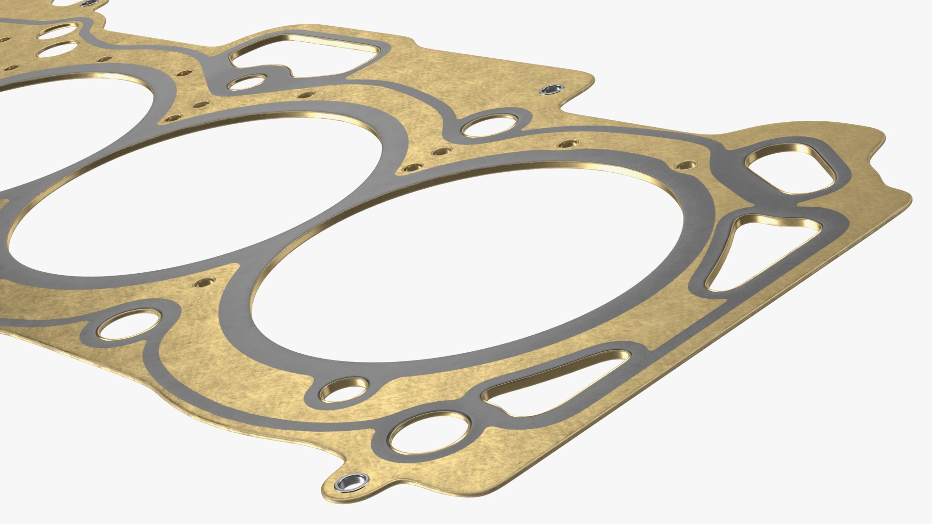 Engine Block Head Gasket Brass 3D model - TurboSquid 2028428