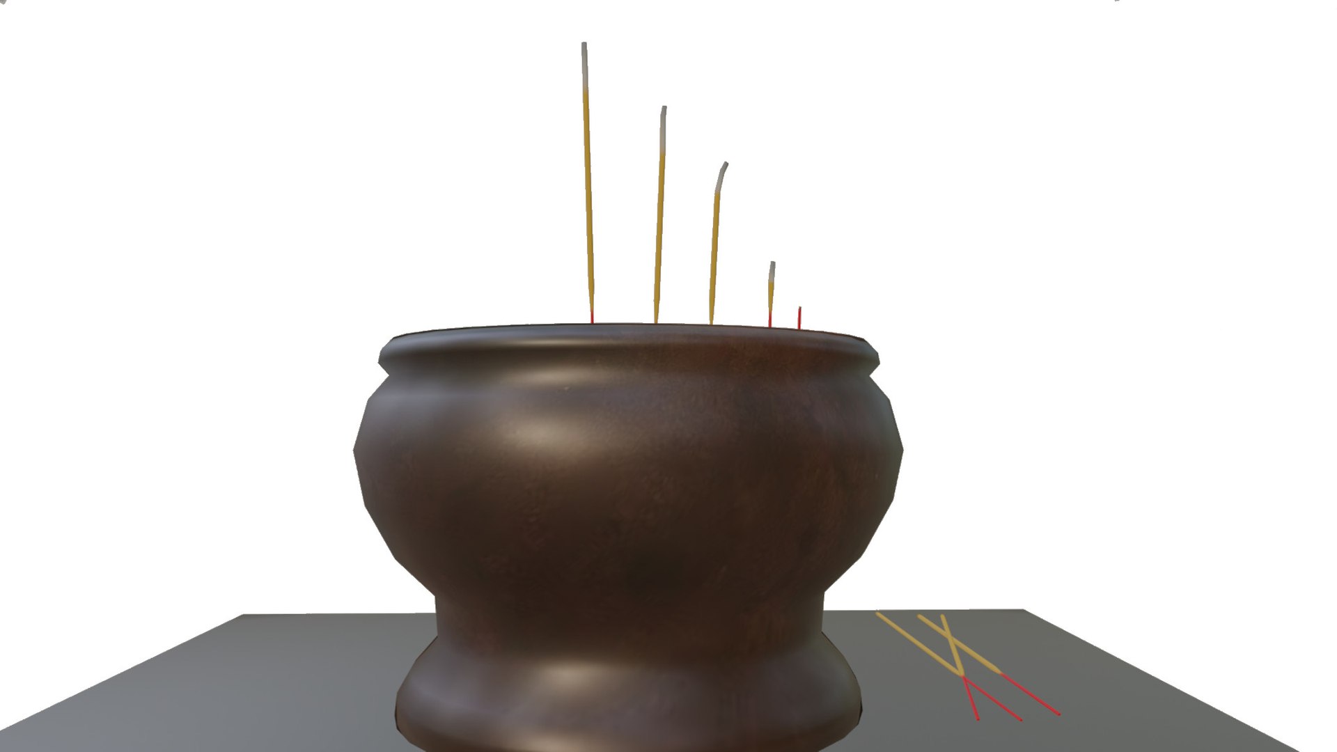 Shrine Incense Joss 3D - TurboSquid 1692656