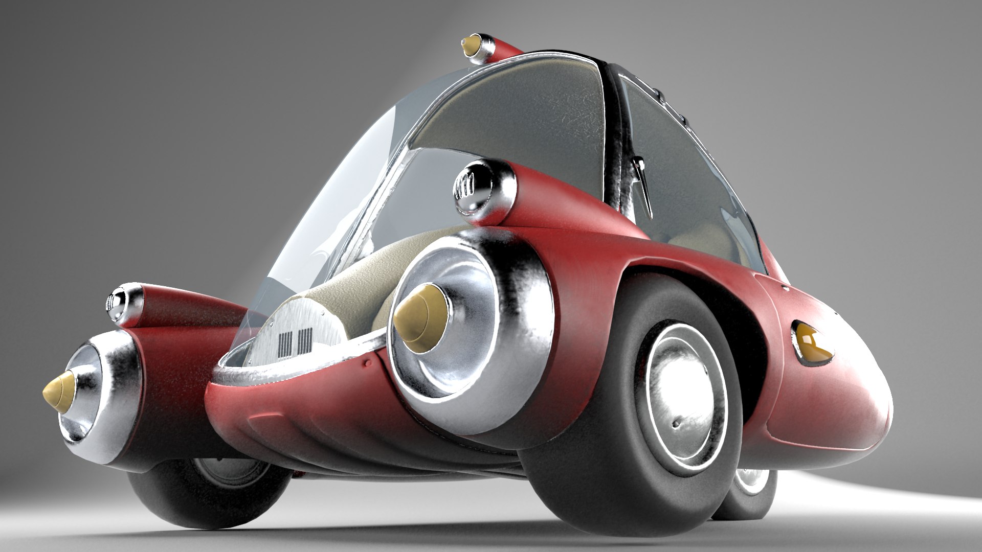 3D Car Fallout Model - TurboSquid 1151589