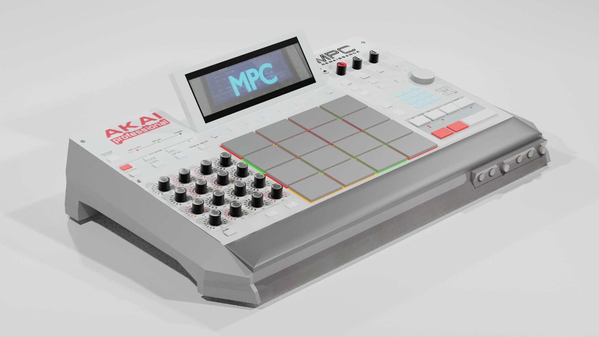 modelo 3d MPC Drum Maschine gratis - TurboSquid 1492684