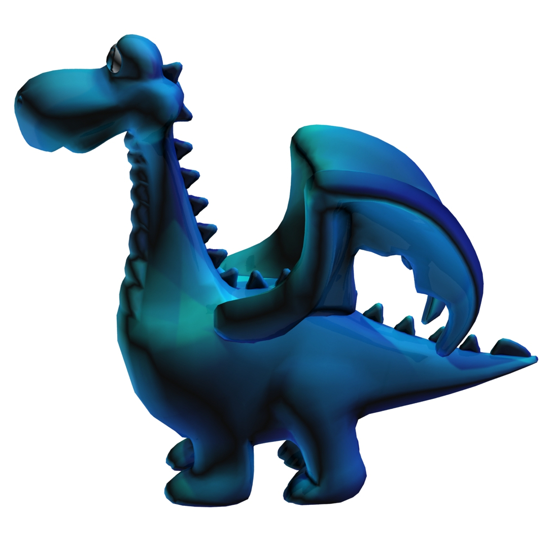 3d Dragon Cartoon Model