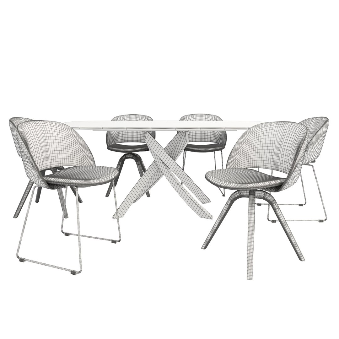 Artistico Table Polo Covered 3D - TurboSquid 1541455