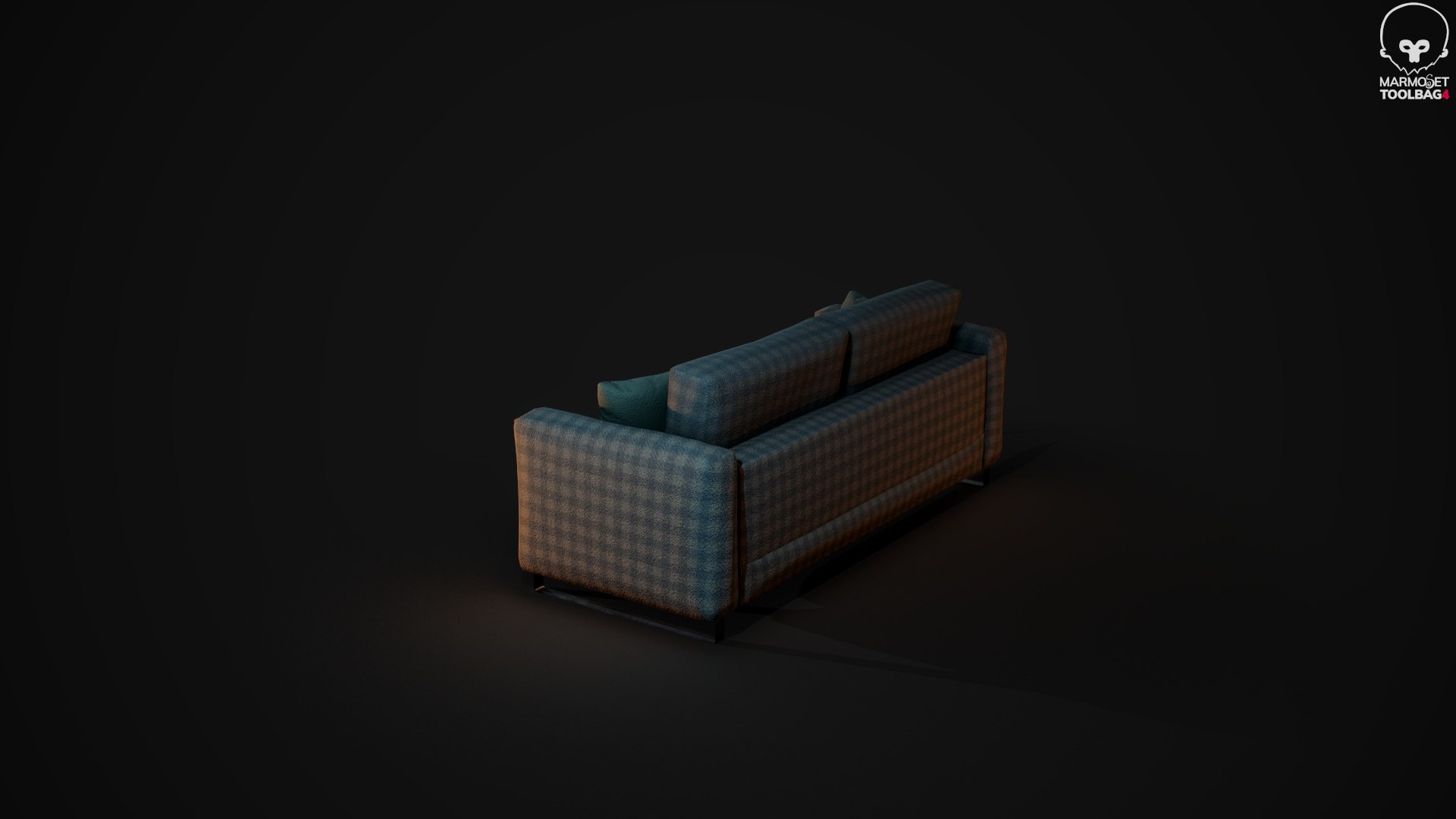 3D Model Realistic Sofa With Multiple Colors Game Ready Model Low-poly ...