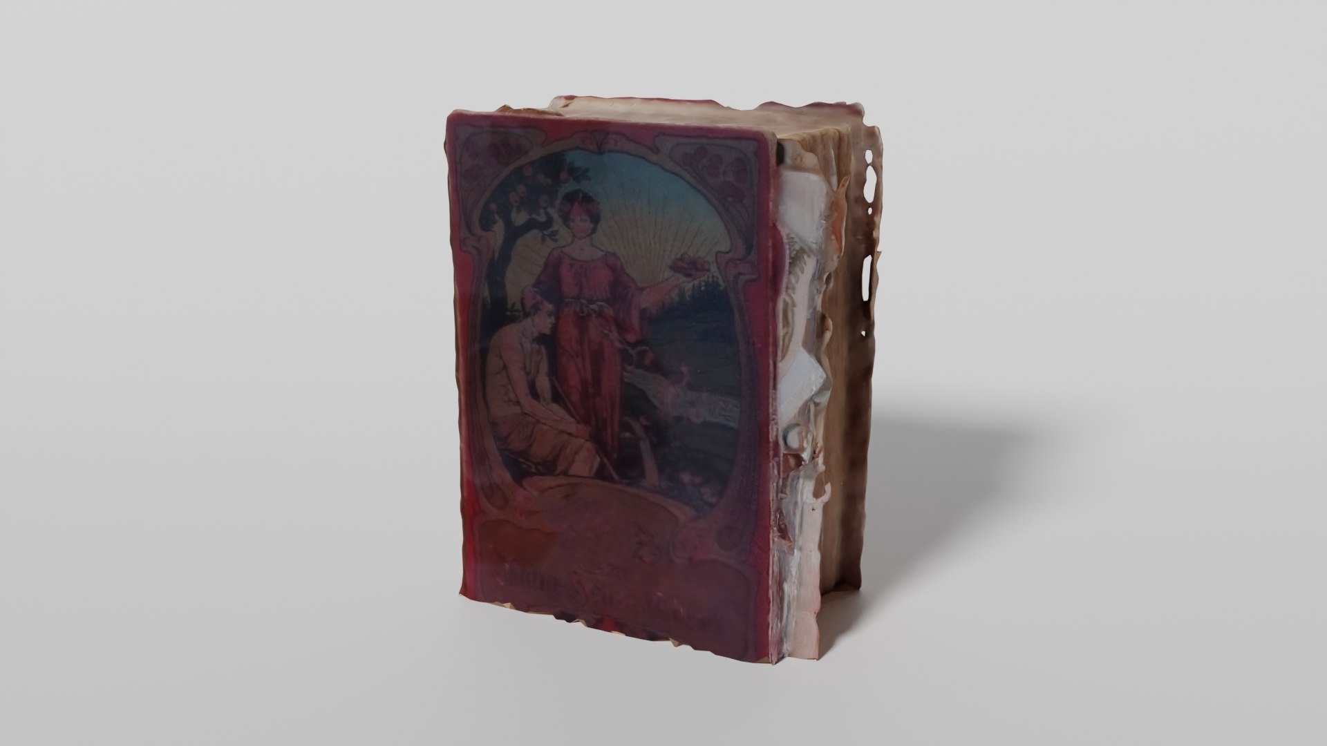 3D Historical Worn Book Model - TurboSquid 2051940