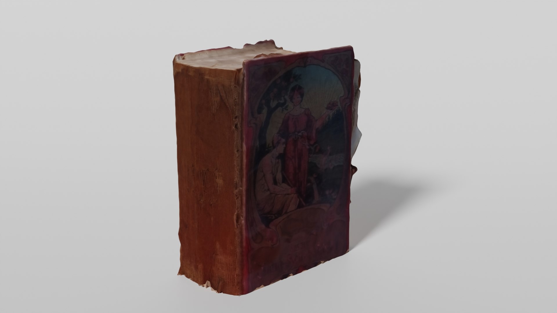 3D Historical Worn Book Model - TurboSquid 2051940