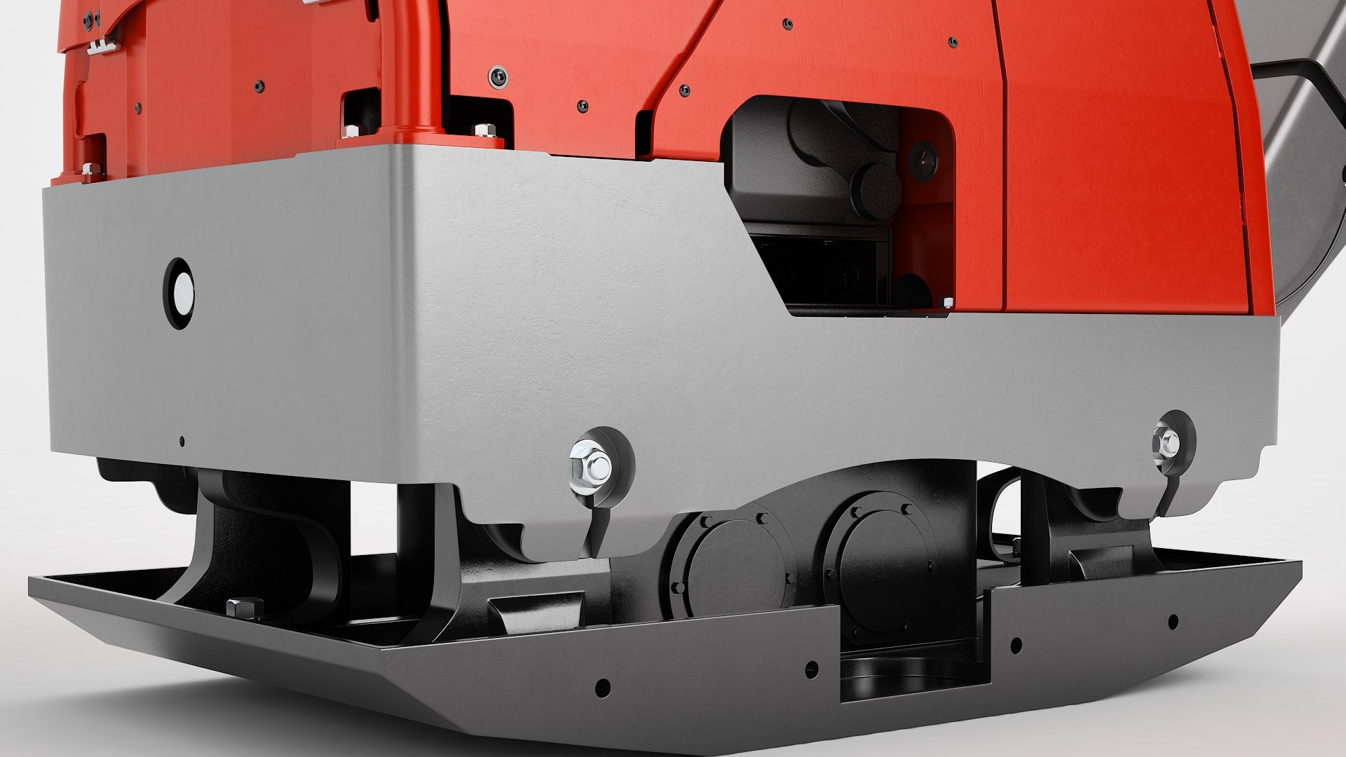 3D Reversible Plate Compactor 02 Model - TurboSquid 2079641