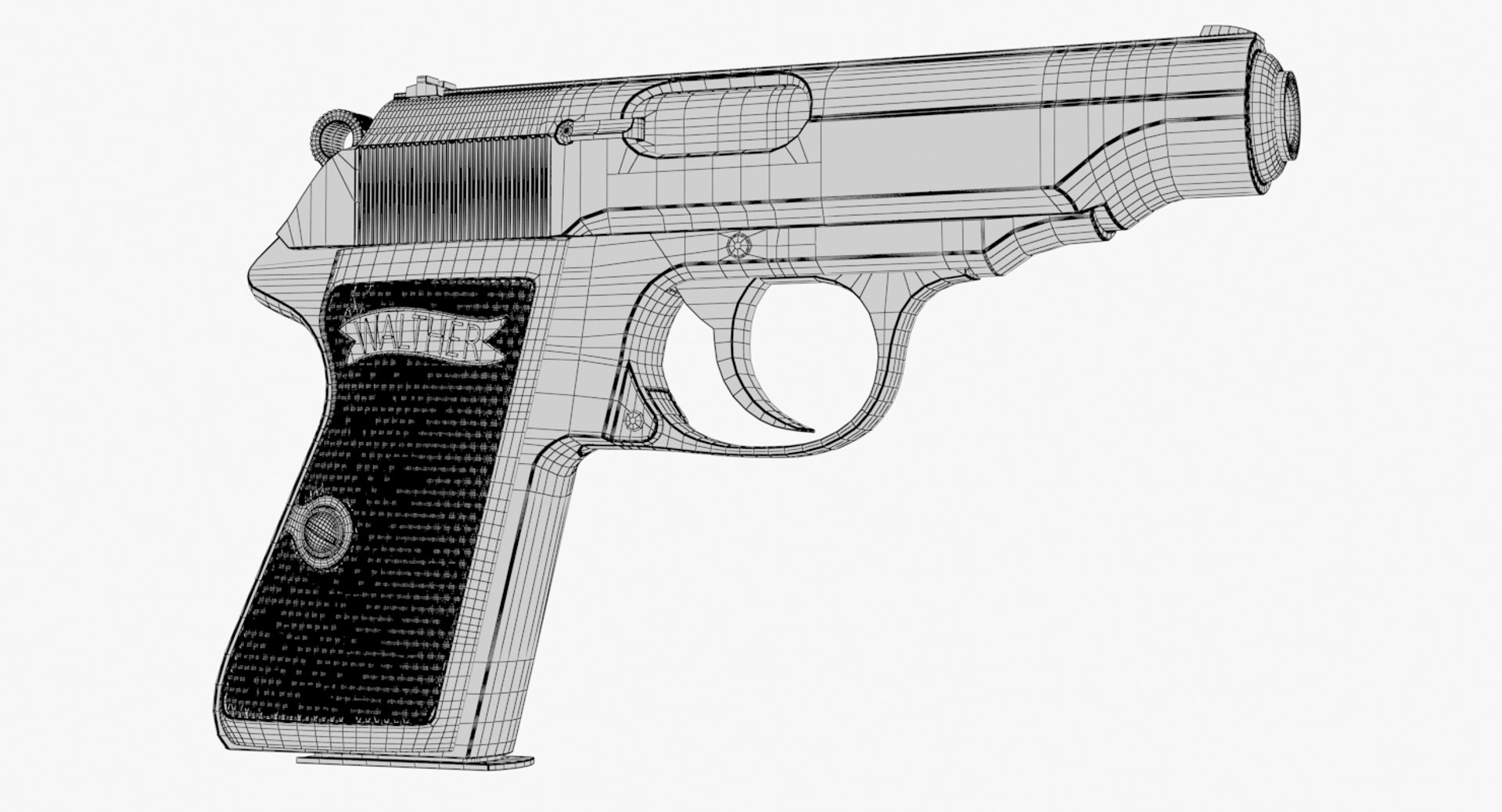 3D Realistic Walther Pp 01 Model - TurboSquid 1542945