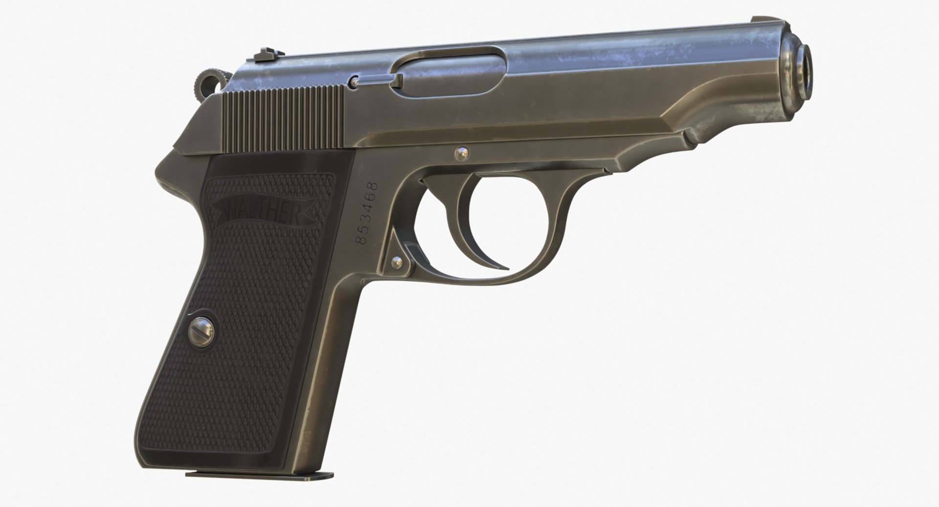 3D Realistic Walther Pp 01 Model - TurboSquid 1542945