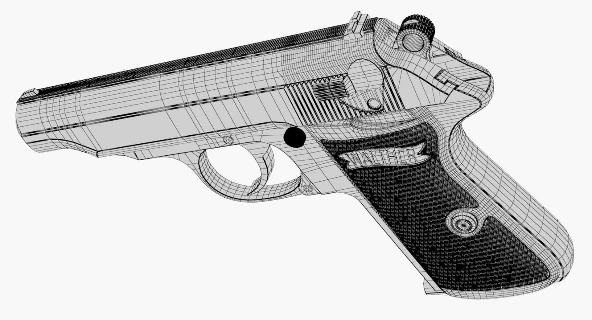 3D Realistic Walther Pp 01 Model - TurboSquid 1542945