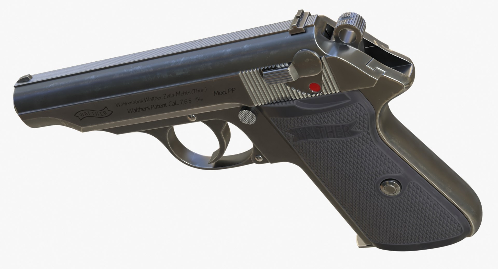 3D Realistic Walther Pp 01 Model - TurboSquid 1542945