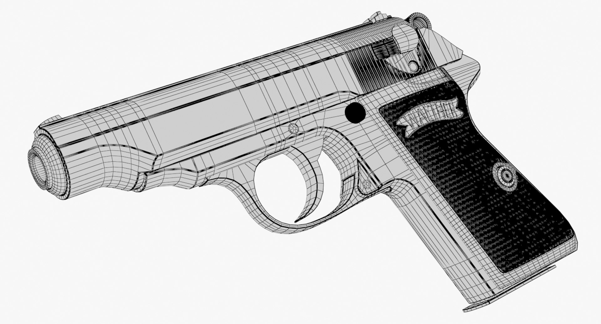 3D Realistic Walther Pp 01 Model - TurboSquid 1542945