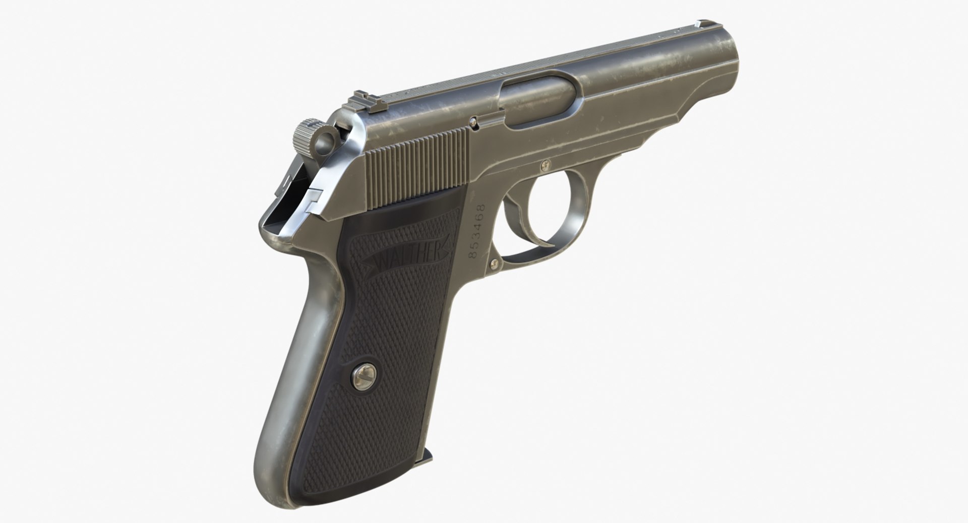 3D Realistic Walther Pp 01 Model - TurboSquid 1542945