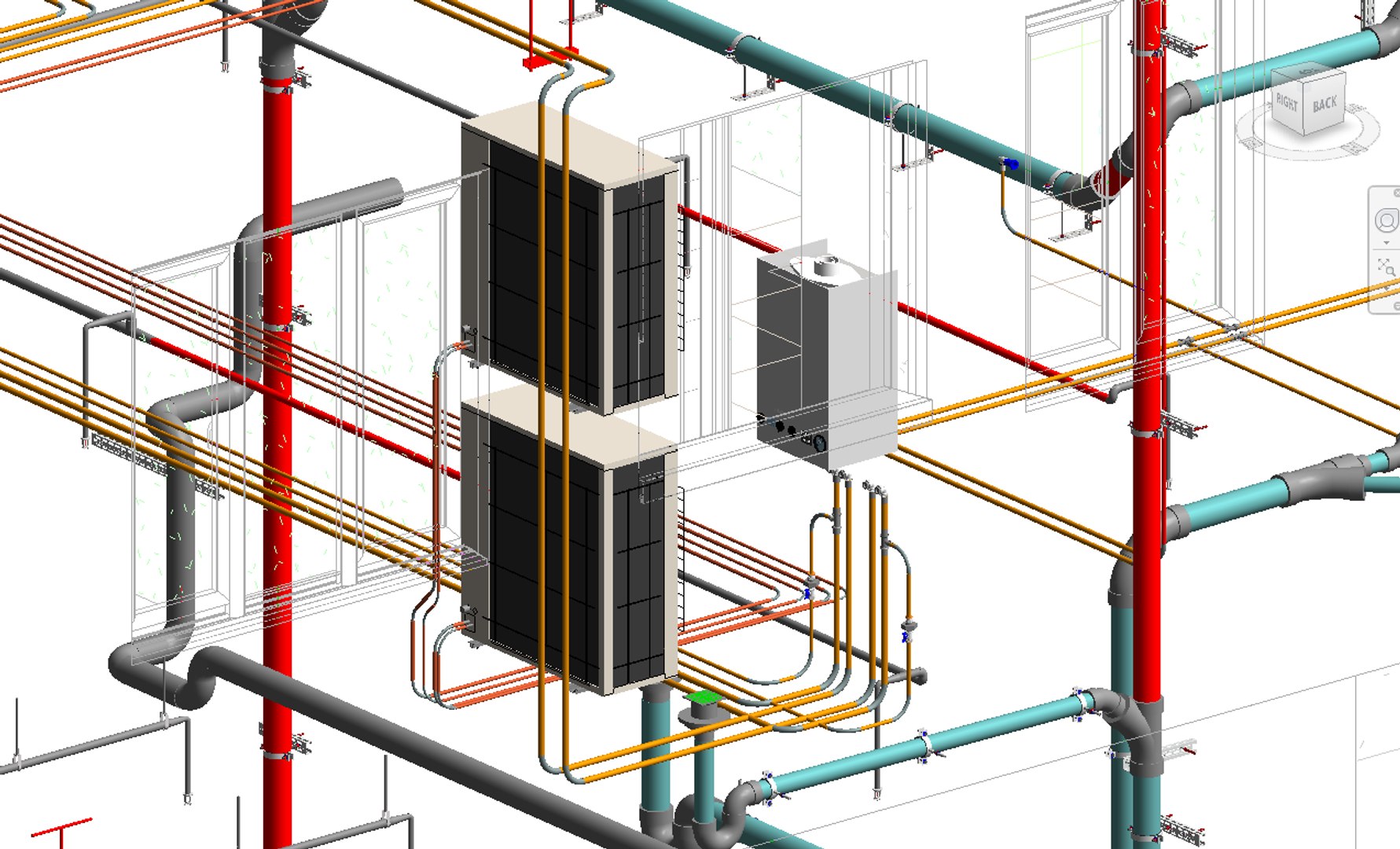 Revit Architecture Structure Mechanical LOD 400 3D model - TurboSquid ...