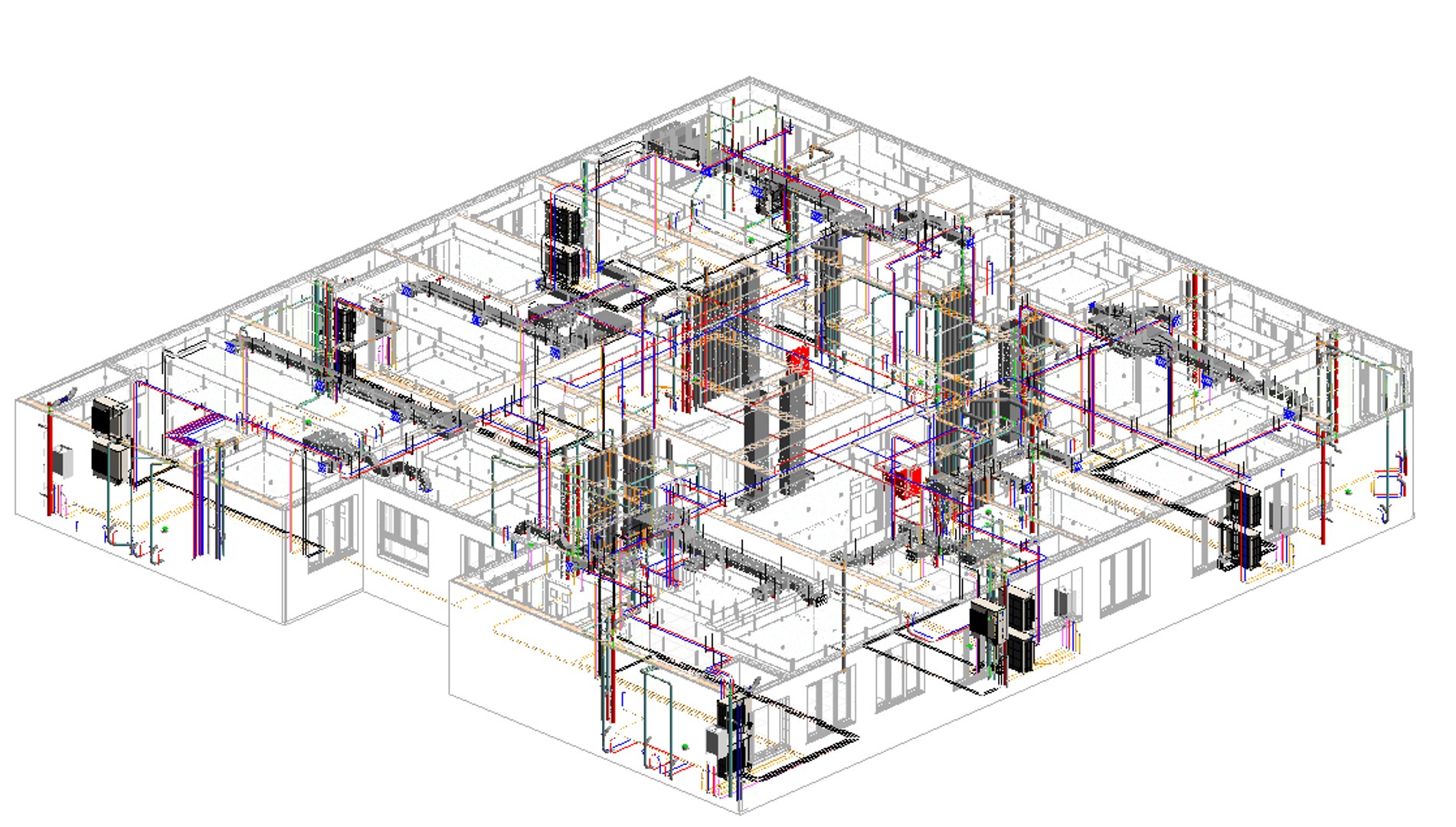 Revit Architecture Structure Mechanical LOD 400 3D model - TurboSquid ...
